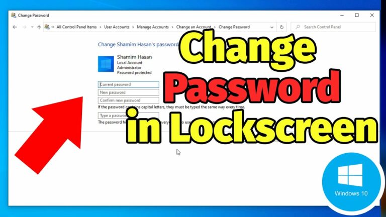 A Comprehensive Guide to Changing Your Password from Your Windows 10 ...