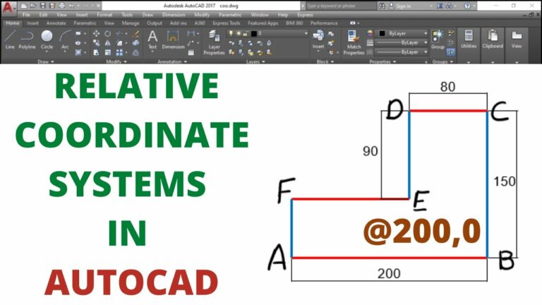 Navigating Precision in AutoCAD: A Deep Dive into Relative Coordinates ...