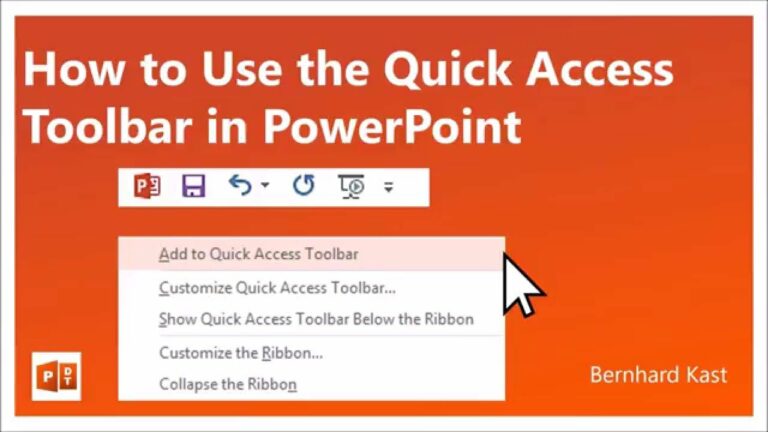 Customize the Quick Access Toolbar in PowerPoint: Enhance Your Workflow ...