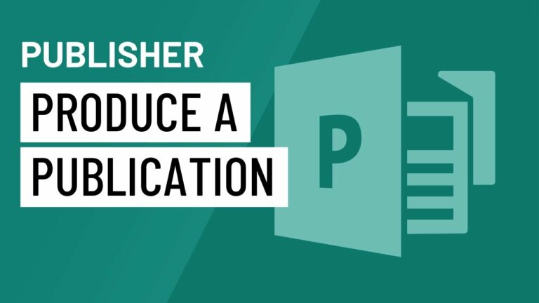 Producing a Publication in Publisher 2010: A Comprehensive Guide