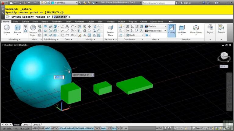 Solid Primitives in AutoCAD: Building the Foundation of 3D Design Mastery