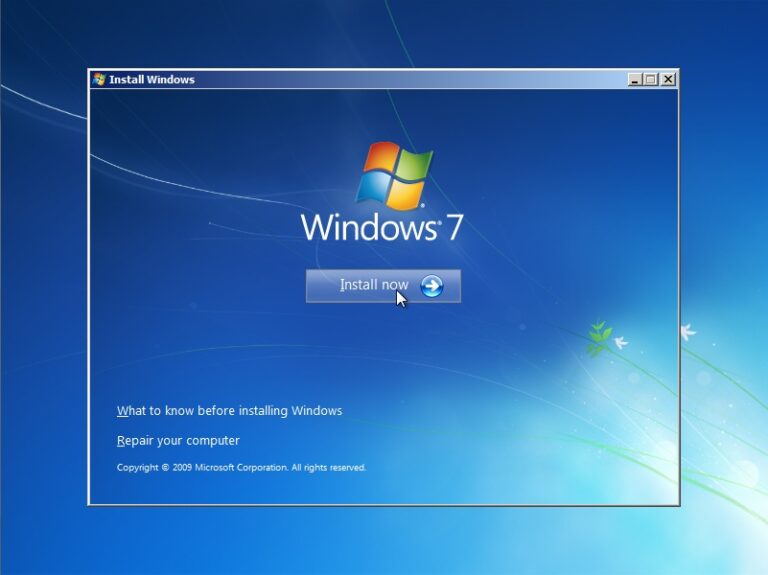 A Comprehensive Guide on Installing Windows 7
