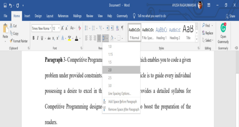 Mastering Line Spacing in Microsoft Word: A Comprehensive Guide