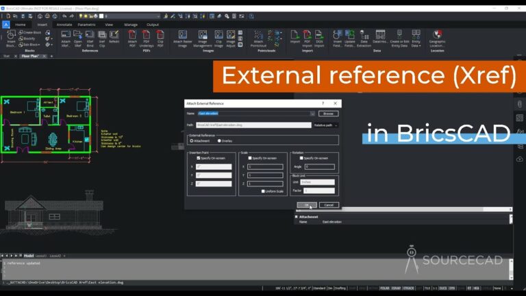 How to Collaborate with External References in BricsCAD